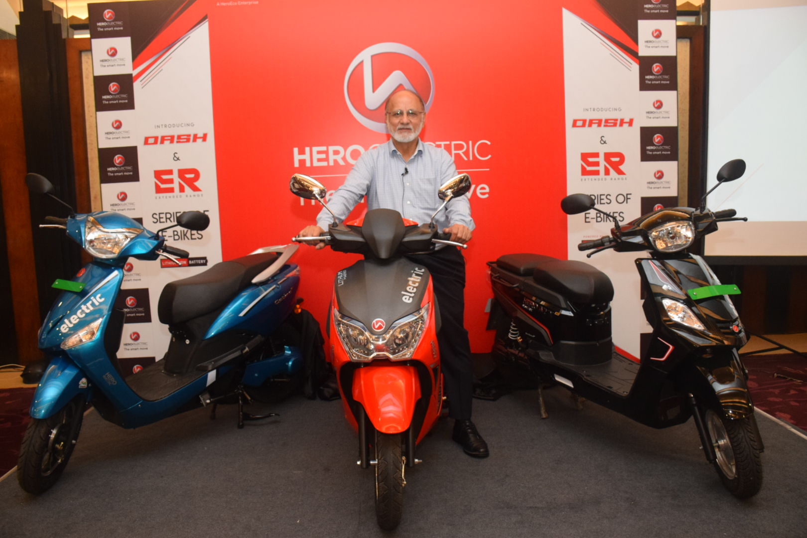 Hero Electric Launches Dash Electric Scooter, Showcases The ER Range ...